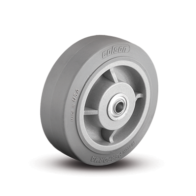 6" x 2" Performa Rubber Wheel w/ Ball Bearing - 5.00006.4P5 - Caster ...