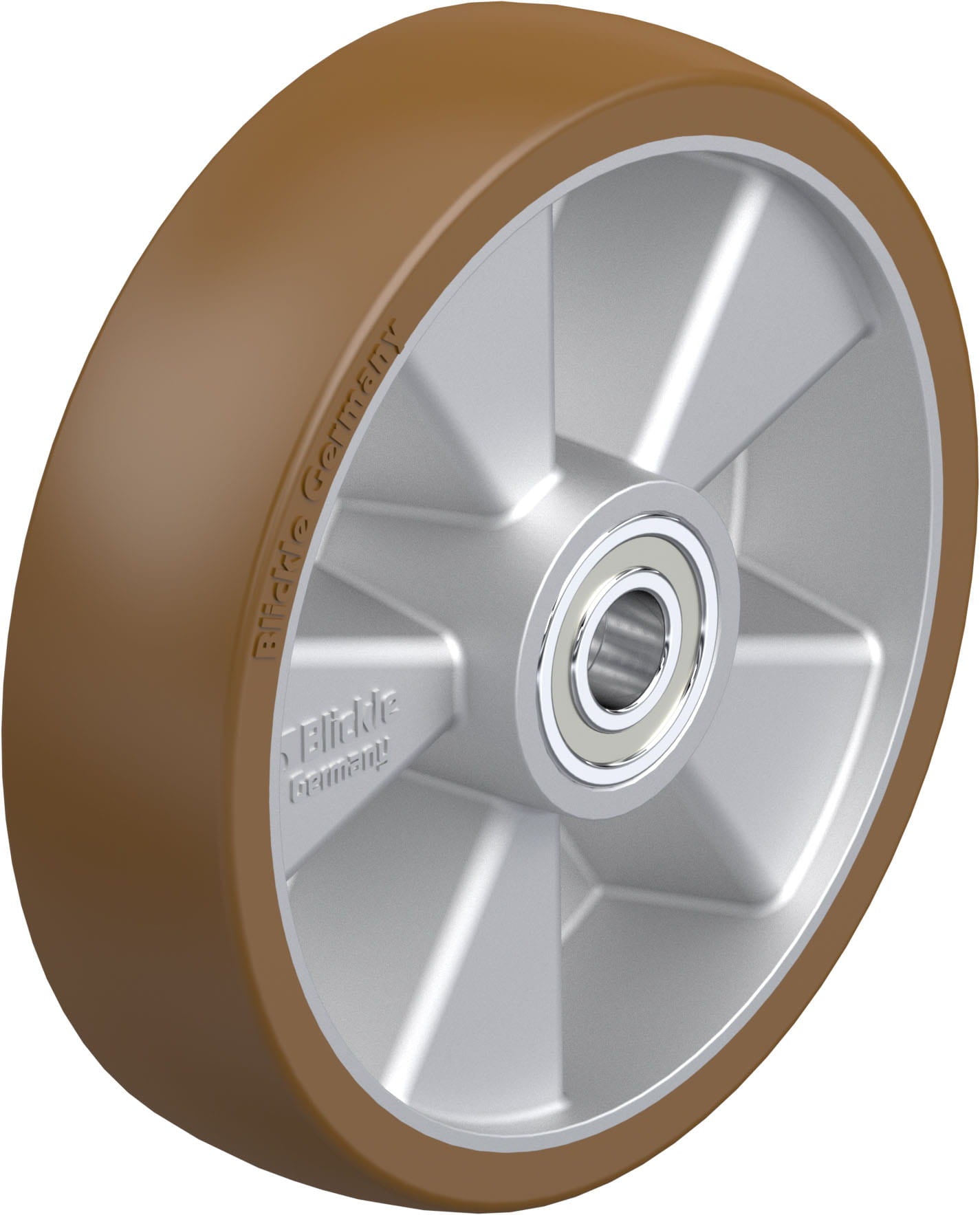 200mm x 50mm Blickle Polyurethane Caster Wheel - ALB 200/20K - Caster ...