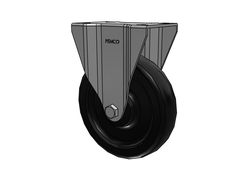 A-line 5" x 1.25" Polyolefin (POD) Wheel Caster With Rigid Top Plate ...