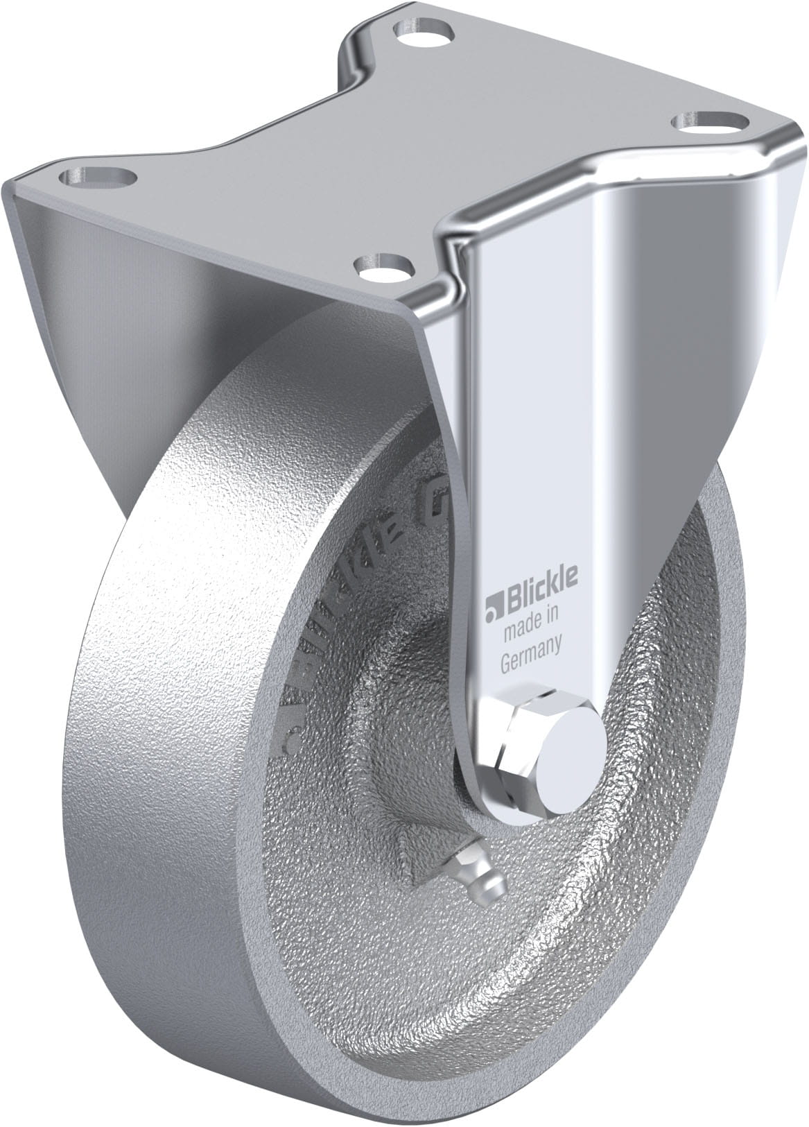 125mm x 35mm Blickle Metal Caster without lock - BIK-G 125G-1 - Caster ...