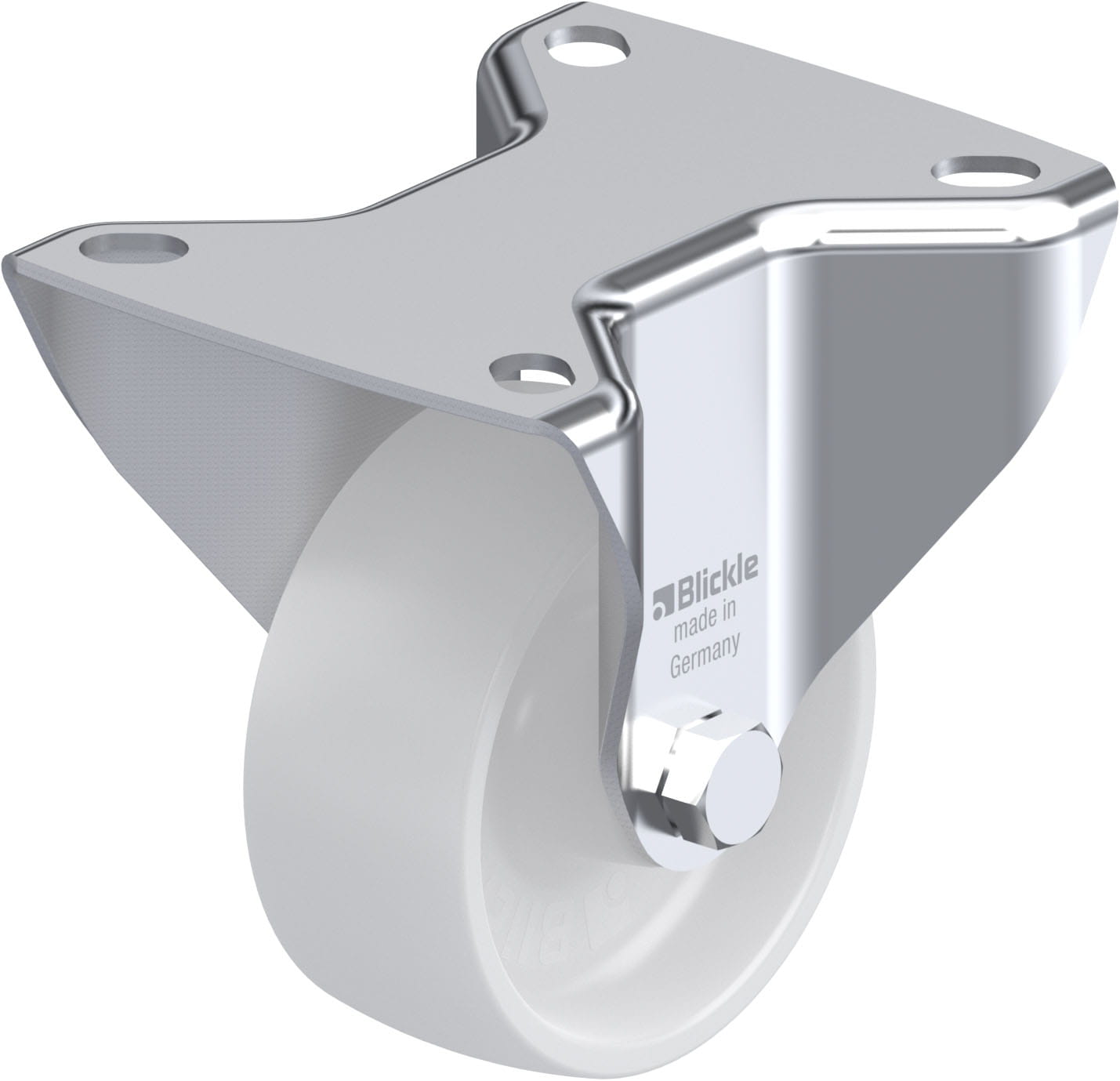 75mm x 32mm Blickle Synthetic Caster without lock - B-PO 75G - Caster ...