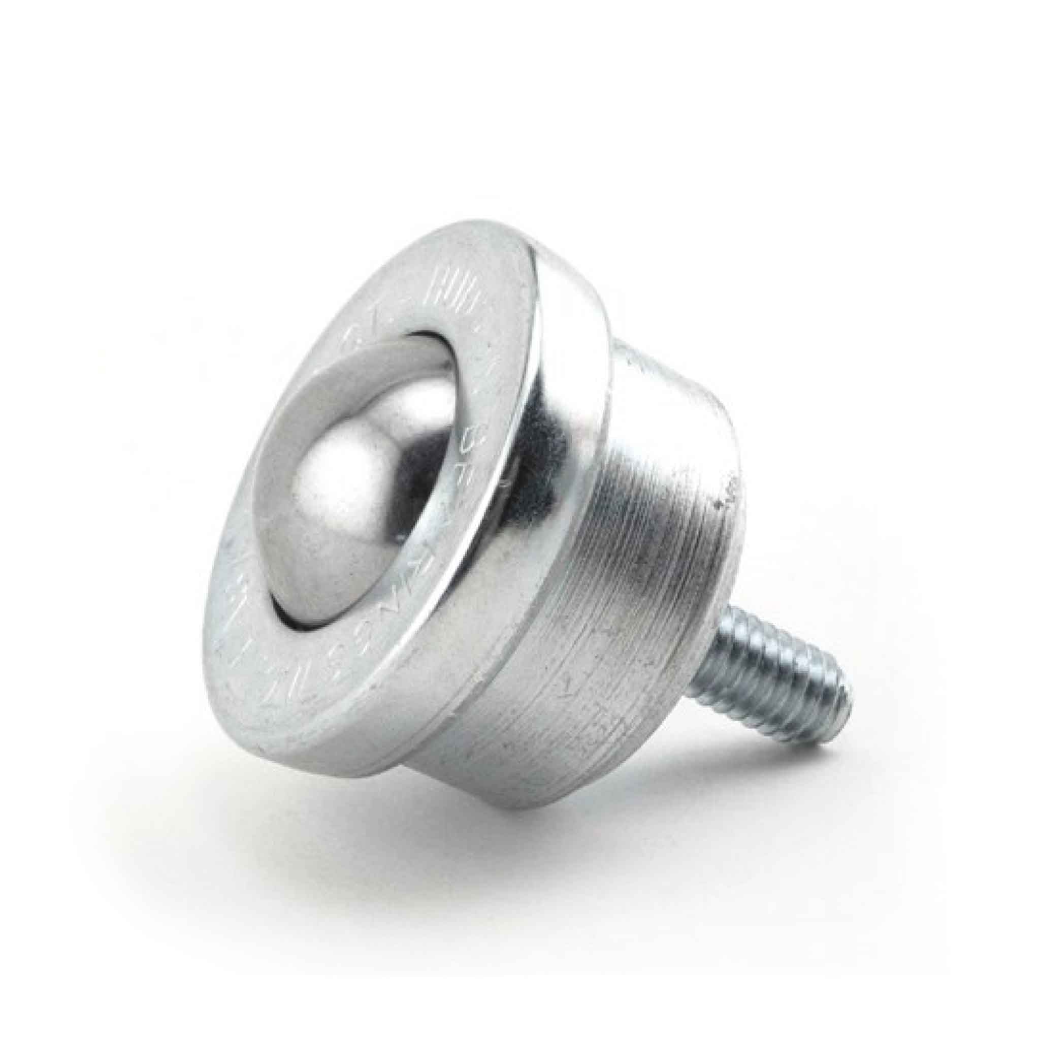 1" Steel Ball Transfer with 5/16"-18 x 3/4" Threaded Stud - Caster Central