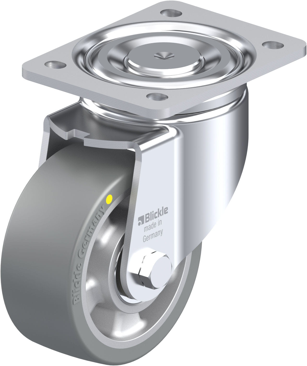 125mm x 54mm Blickle Polyurethane Caster without lock - LH-ALTH 127K-A ...