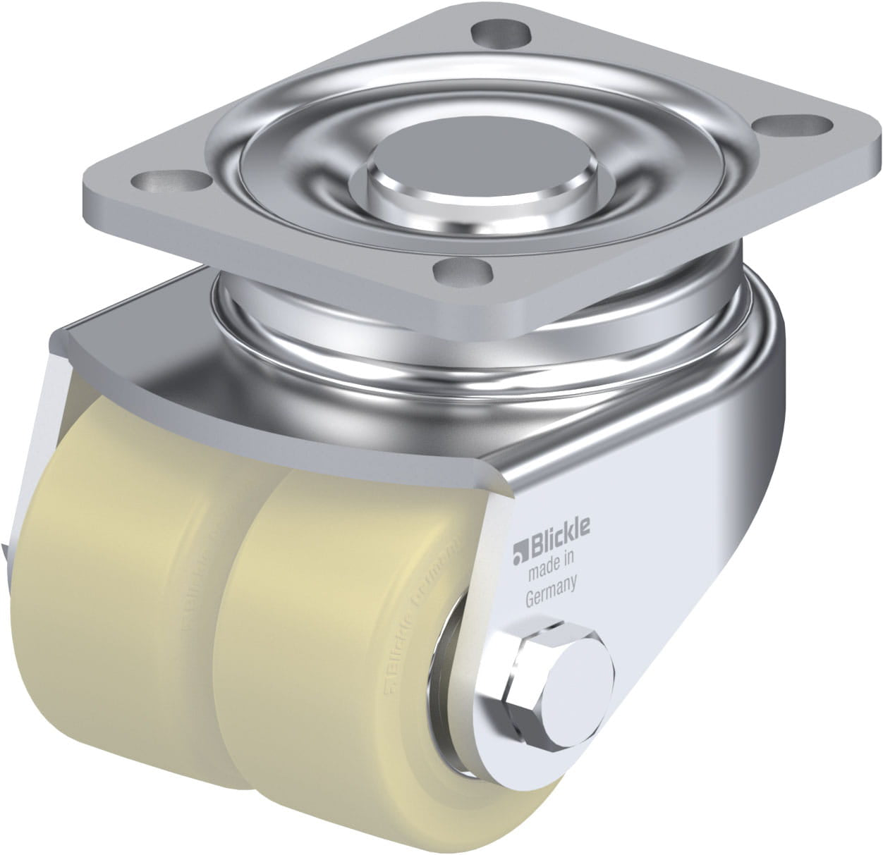 60mm x 32mm Blickle Synthetic Caster without lock - LHD-GSPO 60K ...