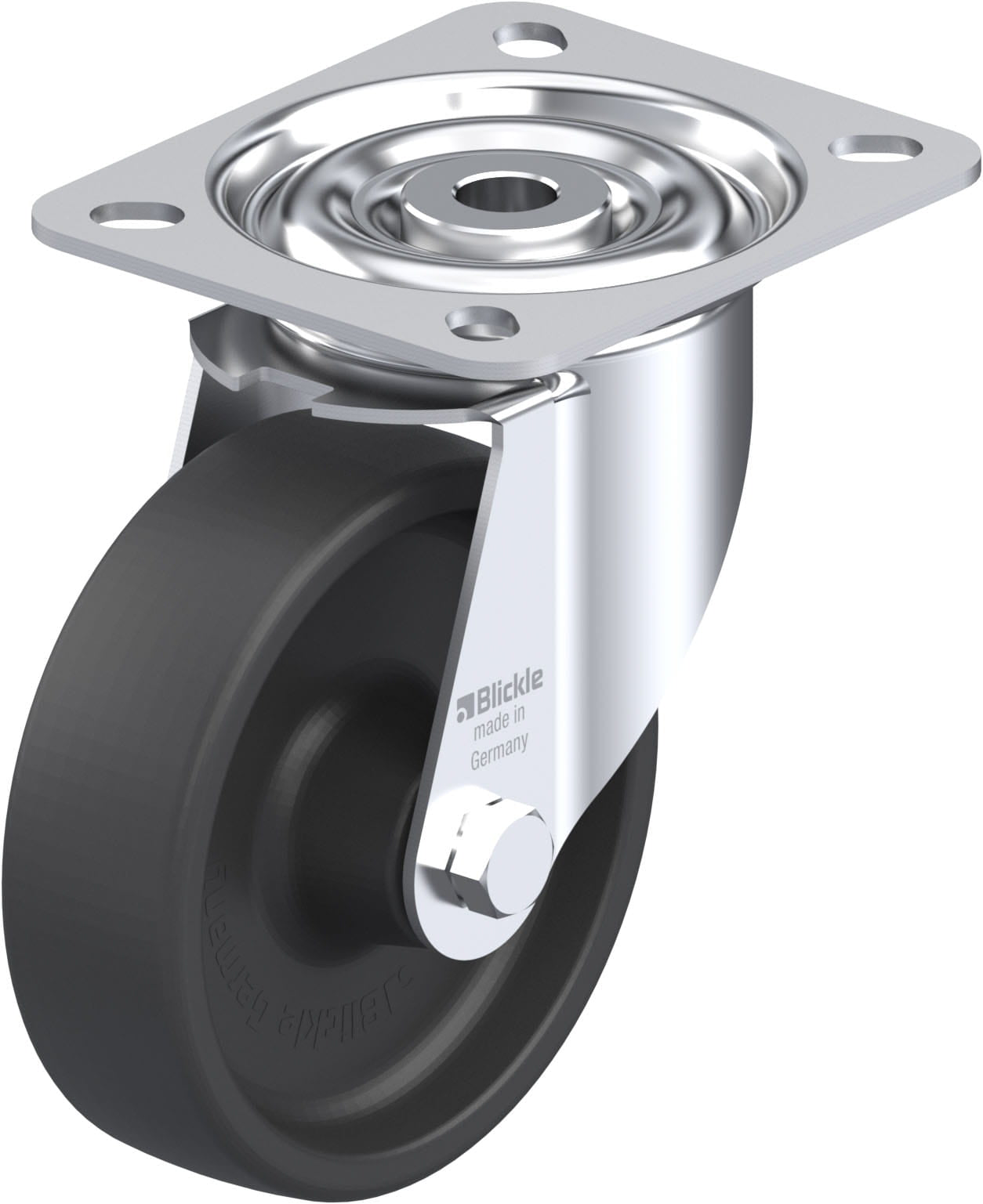 100mm x 30mm Blickle Synthetic Caster without lock - LI-POHI 100G ...