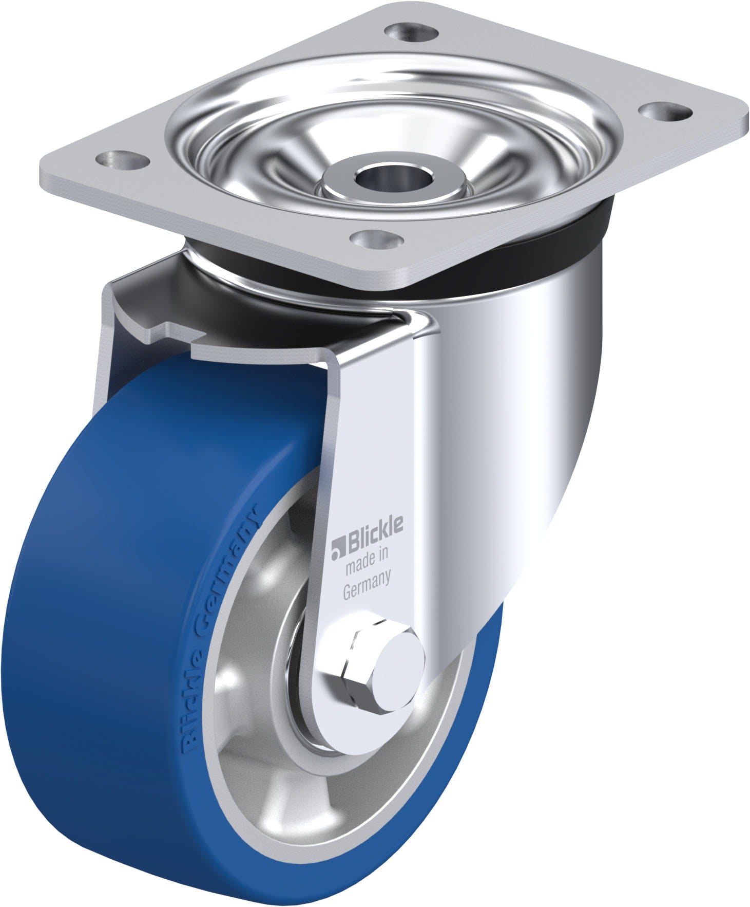 125mm x 54mm Blickle Polyurethane Caster without lock - LK-ALBS 127K ...