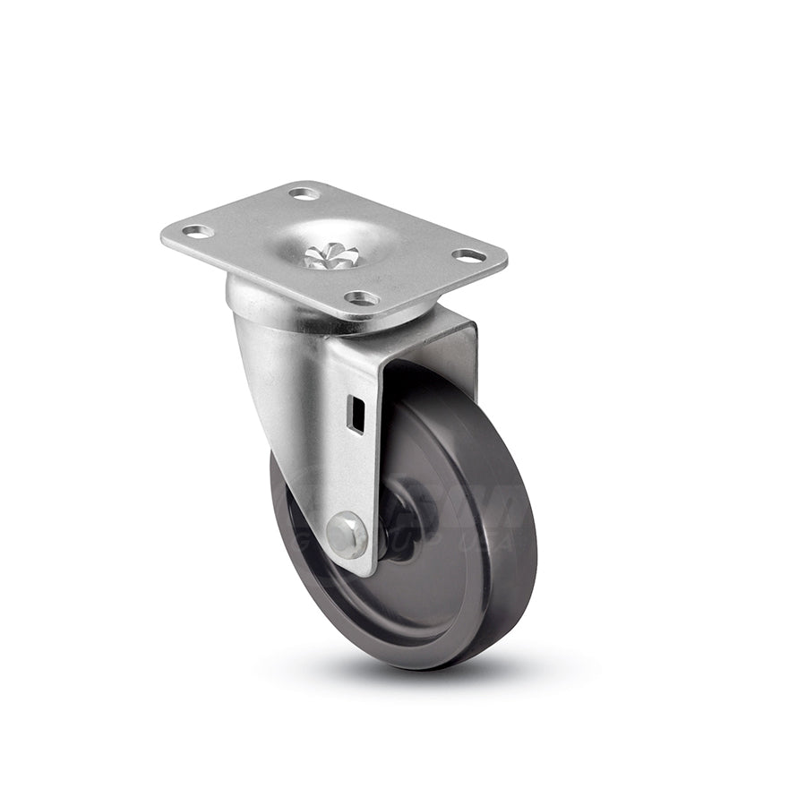 5" Polypropylene Swivel Caster - PGS50120ZN- POD01(KK) - Caster Central