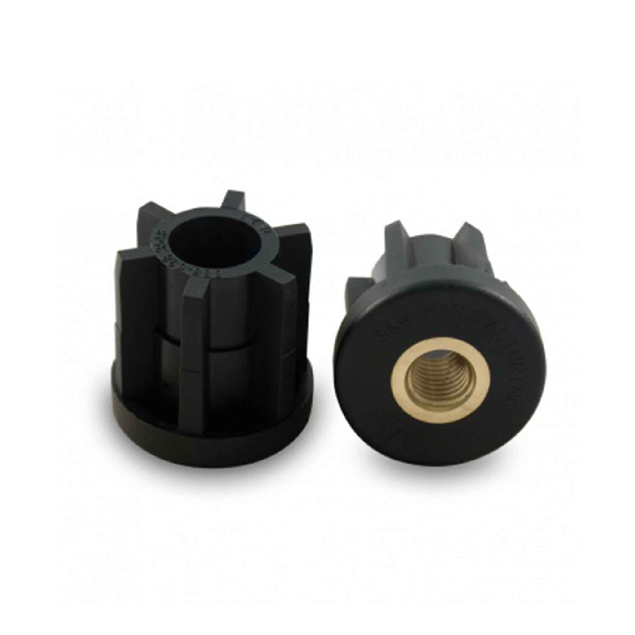 TE1-10A Round Tube End Leveling Mount - Caster Central