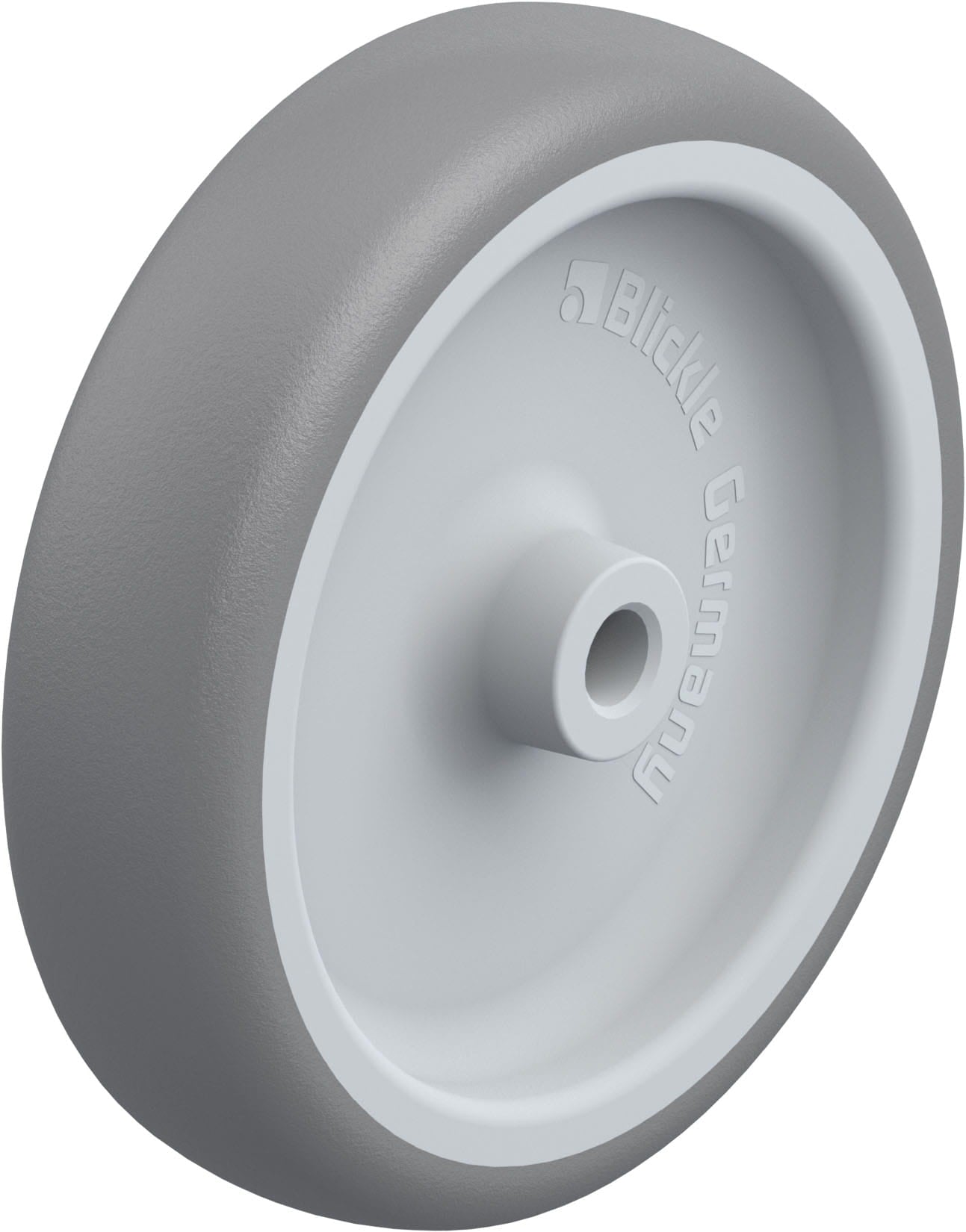 100mm x 25mm Blickle Rubber Caster - TPA 100/8G - Caster Central